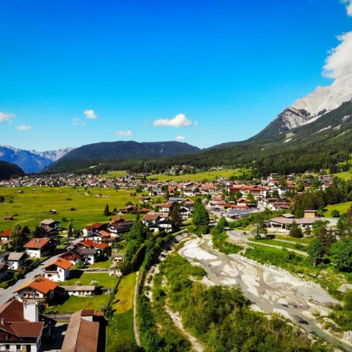 Ehrwald - wintersportplaats in Zugspitz Arena